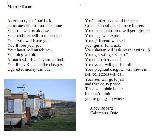 Mobile Home – Third Wednesday Magazine