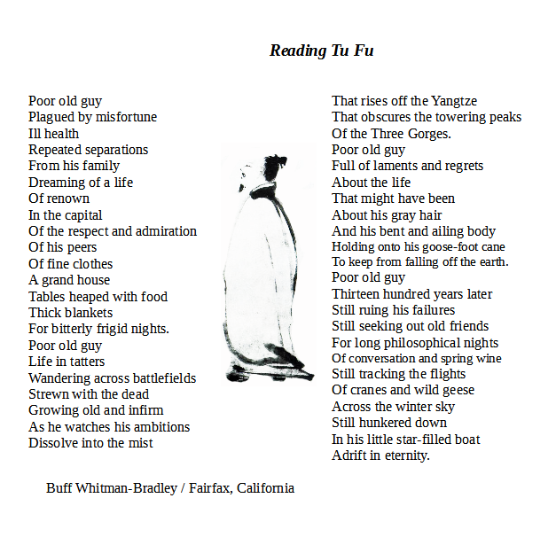 Reading Tu Fu / Buff Whitman-Bradley – Third Wednesday Magazine