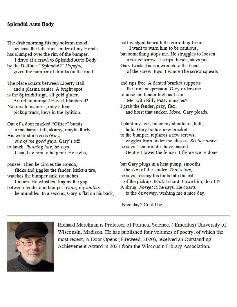 Splendid Auto Body / Richard Merelman – Third Wednesday Magazine