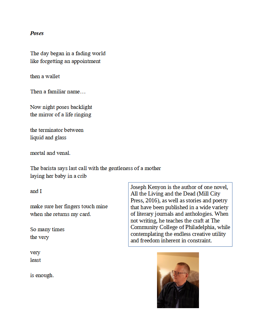 Poses / Joseph Kenyon – Third Wednesday Magazine