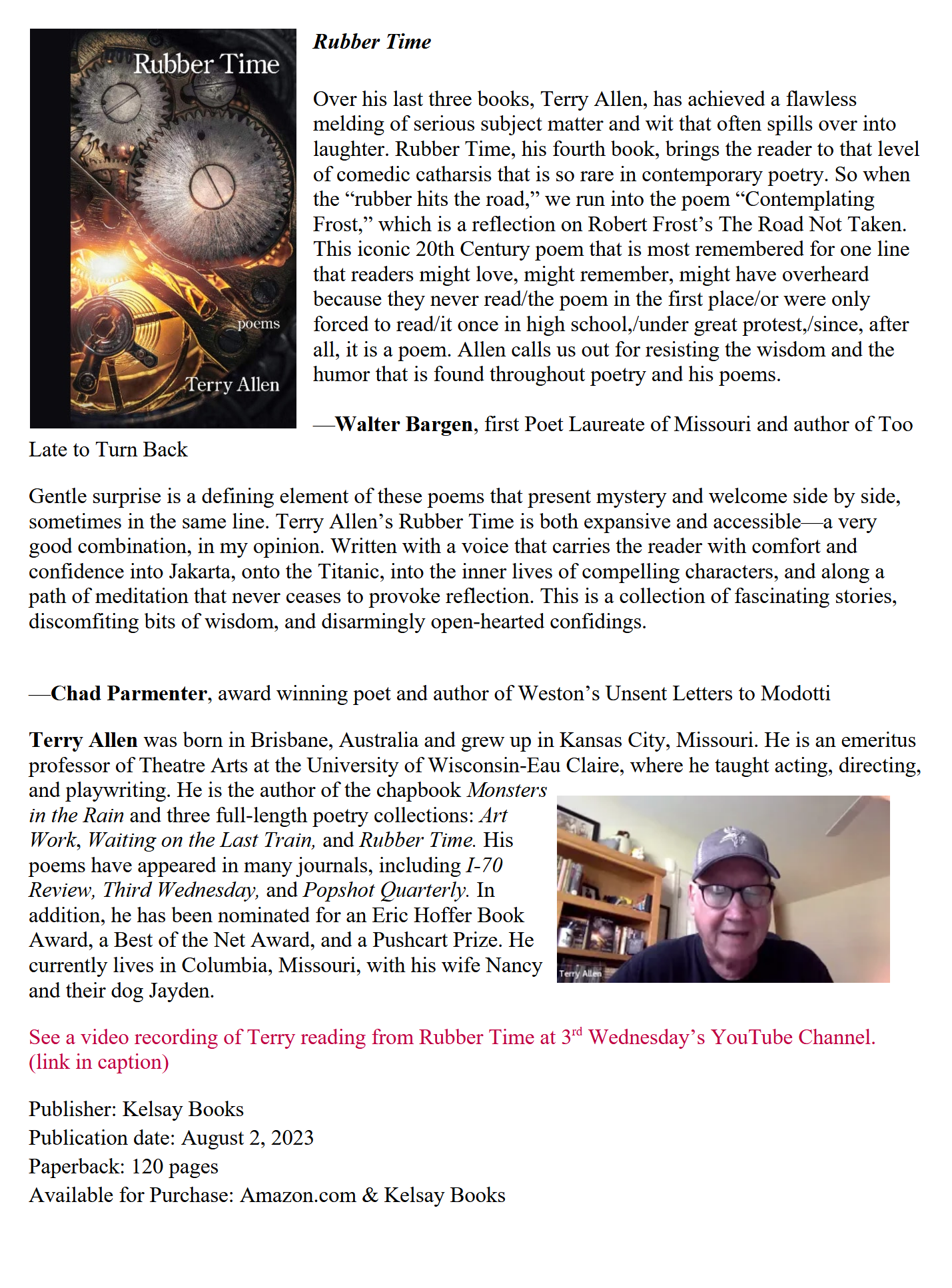 Rubber Time / Terry Allen – Third Wednesday Magazine